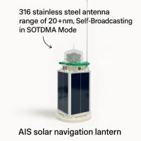 China Maritime Safety 5nm Solar Powered Nav Lights AIS LED Navigation Light For Boat Ship Buoy for sale