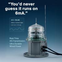 China 20NM Range IP68 Shore Based LED Navigation Lantern Light With Real AIS Aton System for sale