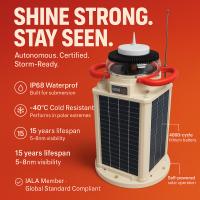 China 5nm Battery Operated Marine Nav Lights Solar Powered Navigation Lights For Buoys for sale