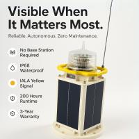 China All In One 5-8nm Visibility AIS Solar Marine Lanterns LED Navigation Lantern IP68 Waterproof for sale