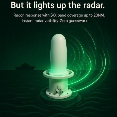 China IP68 Waterproof Marine Radar Beacon Dual Band Compatible For Navigation Safety for sale