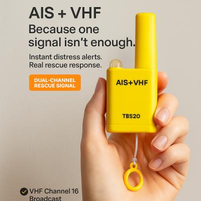 China IP67 Dual Channel AIS MOB Rescue Device With VHF Voice Alert Maritime Alert Solution for sale
