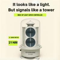 China Servo Driven Rotating Marine Beacon With Backup Power LED Marine Beacon Light for sale