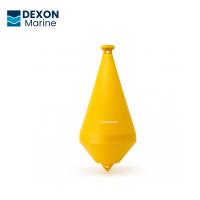 China 700mm polyethylene conical navigation buoy a cost-effective floating marine marker buoys support solar warning light for sale