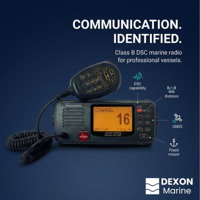 China Class B DSC VHF Marine Radio With Integrated GPS Positioning, Channel 70 Watch Keeping And MOB Alert Reception. for sale
