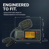 China Class B DSC VHF Marine Radio With Integrated GPS Positioning, Channel 70 Watch Keeping And MOB Alert Reception. for sale