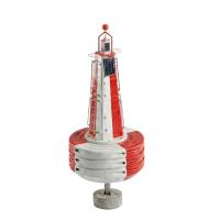 China Heavy-duty Ø2600 offshore navigation buoy with 6000kg buoyancy, galvanized steel tower, LLDPE float body and SC160 lantern compatibility. OEM options available. for sale