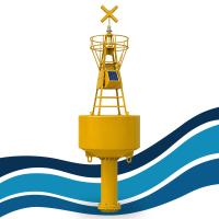 China 2400 mm High-Buoyancy Polyurethane Elastomer Navigation Buoy for Channel and Offshore Marking for sale