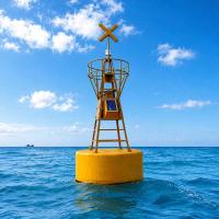 China 2400 mm High-Buoyancy Polyurethane Elastomer Navigation Buoy for Channel and Offshore Marking for sale