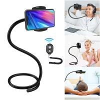 China 360 Degree Rotation Mobile Hanging Neck Phone Holder Stands ABS 940mm for sale