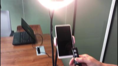 China Camera Desk Lamp Gooseneck Led Selfie Photography Heavy Duty Flex Arm 2700K 77cm for sale