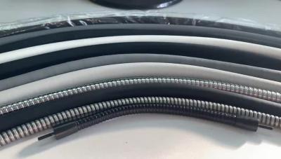 China 28mm Silicone Flexible Gooseneck Tube , Bendable Stainless Steel Tubing For Lamp for sale