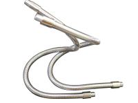 China Customized Bendable Metal Tube Brass Microphone Flexible Gooseneck Pipe 28mm for sale