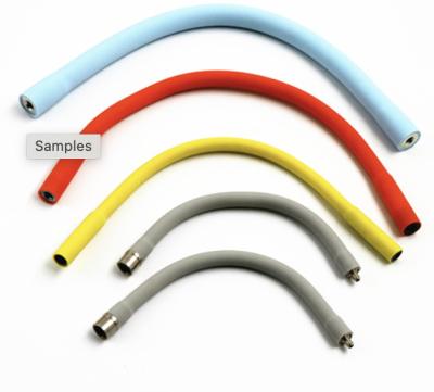 China Neck Fan Metal Flexible Gooseneck Pipe 20CM Blue for sale