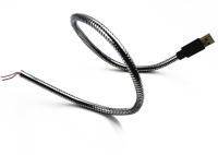 China Pohli Cream Chrome  Flexible Gooseneck Tubing Cell Phone Cable Holder 28mm for sale