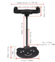 China 36cm Gooseneck Tablet Holder Tall Mobile Phone Stand For Desktop 195mm for sale