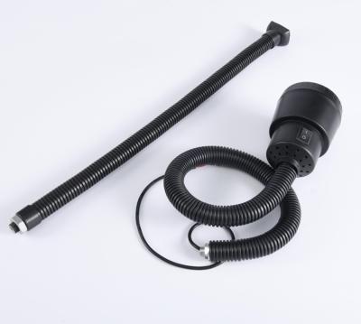 China Bendable Plastic Gooseneck Tube Flexible Corrugated Silicon Pipe Clamp 10mm For Led Light for sale