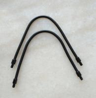 China DIY Metal Gooseneck Tube M4 Flexible Microphone Stand Black Male Screw 200mm 300mm 400MM for sale