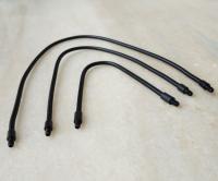 China DIY Metal Gooseneck Tube M4 Flexible Microphone Stand Black Male Screw 200mm 300mm 400MM for sale