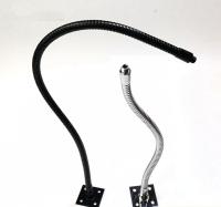 China 10MM LED GOOSENECK FLEXIBLE LAMPS HOLDER M10 IRON PLATING for sale