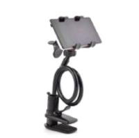 China Iron Gooseneck Tube Arm Adjustable Dual USB Car Charging Holder for sale