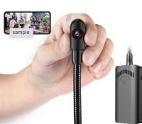 China Snake Camera Gooseneck Tube Mini WiFi Remote Webcam Flexible Holder Home Surveillance for sale