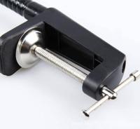 China Camera Desk Lamp Gooseneck Clamp Bracket Flexible Bulb Holder 441g for sale