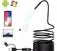 China 1280*720 Flexible Gooseneck Tube Camera Holder For Video Borescope Plumbing Camera for sale