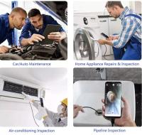 China 1280*720 Flexible Gooseneck Tube Camera Holder For Video Borescope Plumbing Camera for sale