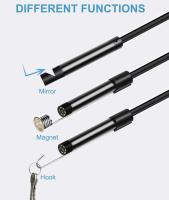 China 1280*720 Flexible Gooseneck Tube Camera Holder For Video Borescope Plumbing Camera for sale