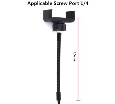 China 17cm Desk Lamp Gooseneck Flexible Cell Phone Clip Holder For Led Selfie Ring for sale