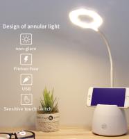 China Small Table Desk Lamp Gooseneck Bendable Copper Tubing 6000K CCC for sale