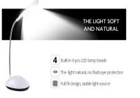 China 360 Degree Desk Lamp Gooseneck Rotation Adjustable Gooseneck Book Holder Lights for sale