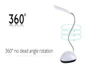 China 360 Degree Desk Lamp Gooseneck Rotation Adjustable Gooseneck Book Holder Lights for sale