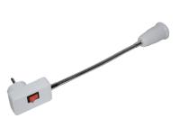 China LED Bulbs Desk Lamp Gooseneck Portable Flexible Steel Tubing 40g for sale