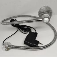 China Flexible Bendable Stainless Steel Tubing Bedside Reading Lamp 1W for sale