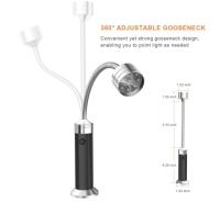 China 11cm Flexible Gooseneck Desk Lamp Tube Arm 75 Lumens For Party Office for sale