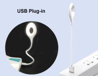 China USB Gooseneck LED Lamp Study Books Reading Light 5V Silicone Hose 300mm for sale
