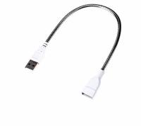 China PVC TPE Wire USB Gooseneck Cable Chrome Stainless Flexible Tube 28mm for sale
