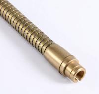 China 316 Stainless Steel Flexible Tube Triangle 4Mm Flexible Metal Gooseneck Tube Bronze Copper for sale