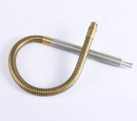 China 316 Stainless Steel Flexible Tube Triangle 4Mm Flexible Metal Gooseneck Tube Bronze Copper for sale