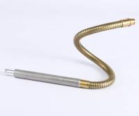 China 316 Stainless Steel Flexible Tube Triangle 4Mm Flexible Metal Gooseneck Tube Bronze Copper for sale