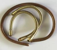 China Copper Lamp Stainless Steel Hose Flexible Gooseneck Tube Black Oxide 30mm for sale