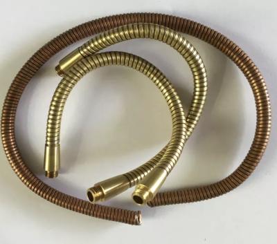 China Copper Lamp Stainless Steel Hose Flexible Gooseneck Tube Black Oxide 30mm for sale