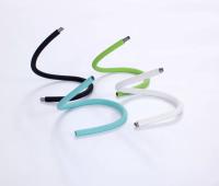 China 22mm Phone Holder Clamp Tube  Mounts Mobile Flexible Plastic Gooseneck Galvanized for sale