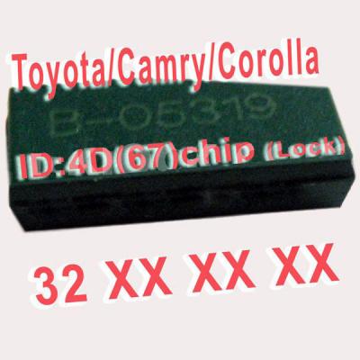 China 4D 67 Duplicable Chip 32XXX Car Key Transponder Chip for Toyota / Camry / Corolla for sale