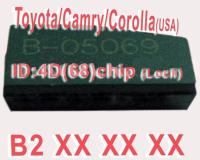 China Toyota / Camry / Corolla 4D68 Duplicable Chip B2XXX Auto Key Transponder Chip for sale