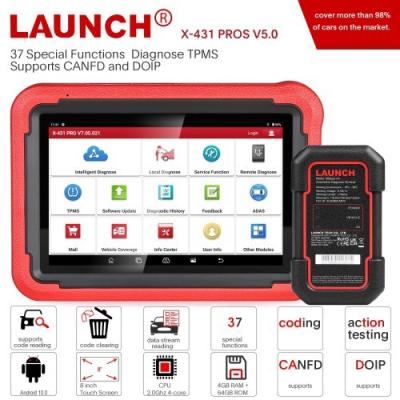 China Original Launch X431 Scanner X431 Pros for 98% of Cars on the Market with 37 Special Functions and 2 Years Free Update for sale