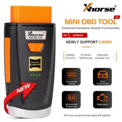 China Xhorse Mini OBD Tool  with Toyota 8A H Chip Non Smart Key All Keys Lost Adapter for sale