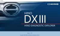 China 2025.01 HINO Diagnostic Software Hino Diagnostic Explorer 3 DX3 DXIII for sale